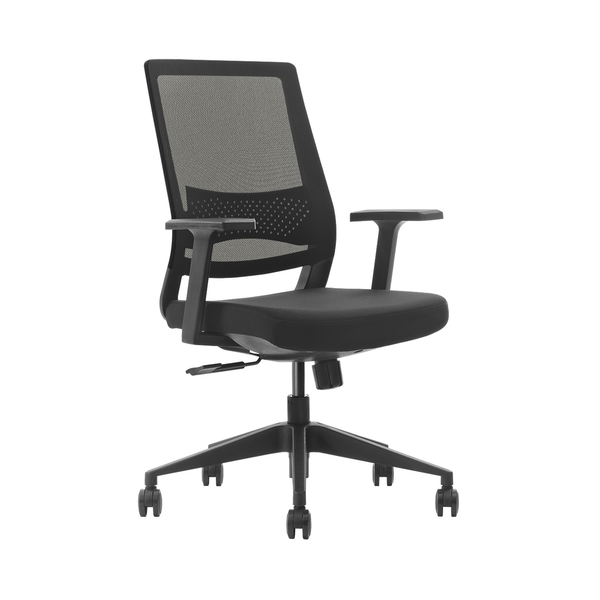 ZEAL black ergonomic task chair – Officeinaboxonline